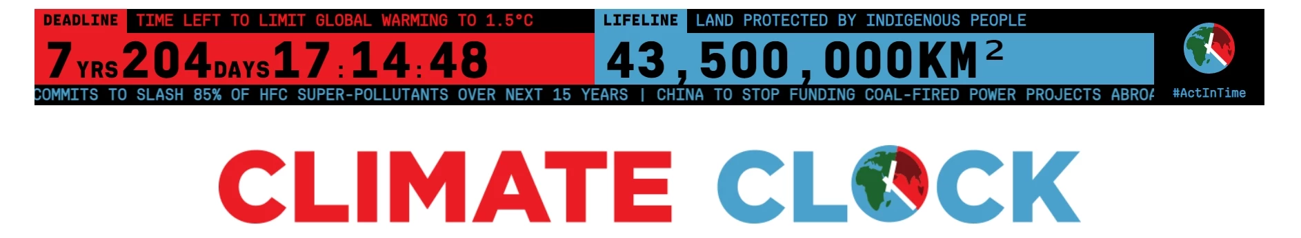 ชวนรู้จัก Climate Clock เคาท์ดาวระเบิดเวลาที่กำลังพาเราสู่หายนะของจริง