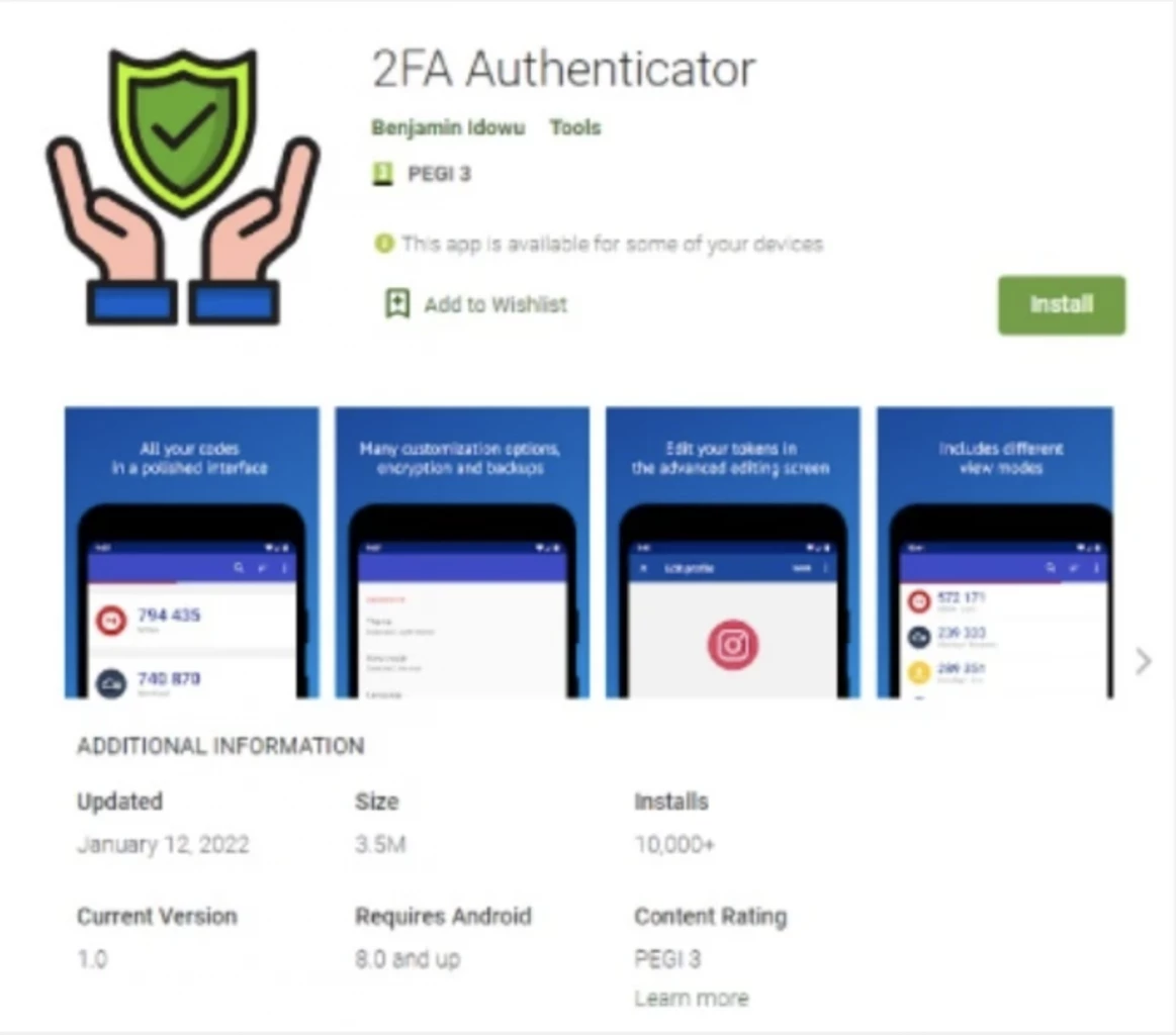 ระวัง! 2FA Authenticator บน Google Play Store แอบปล่อยมัลแวร์เจาะข้อมูล ...