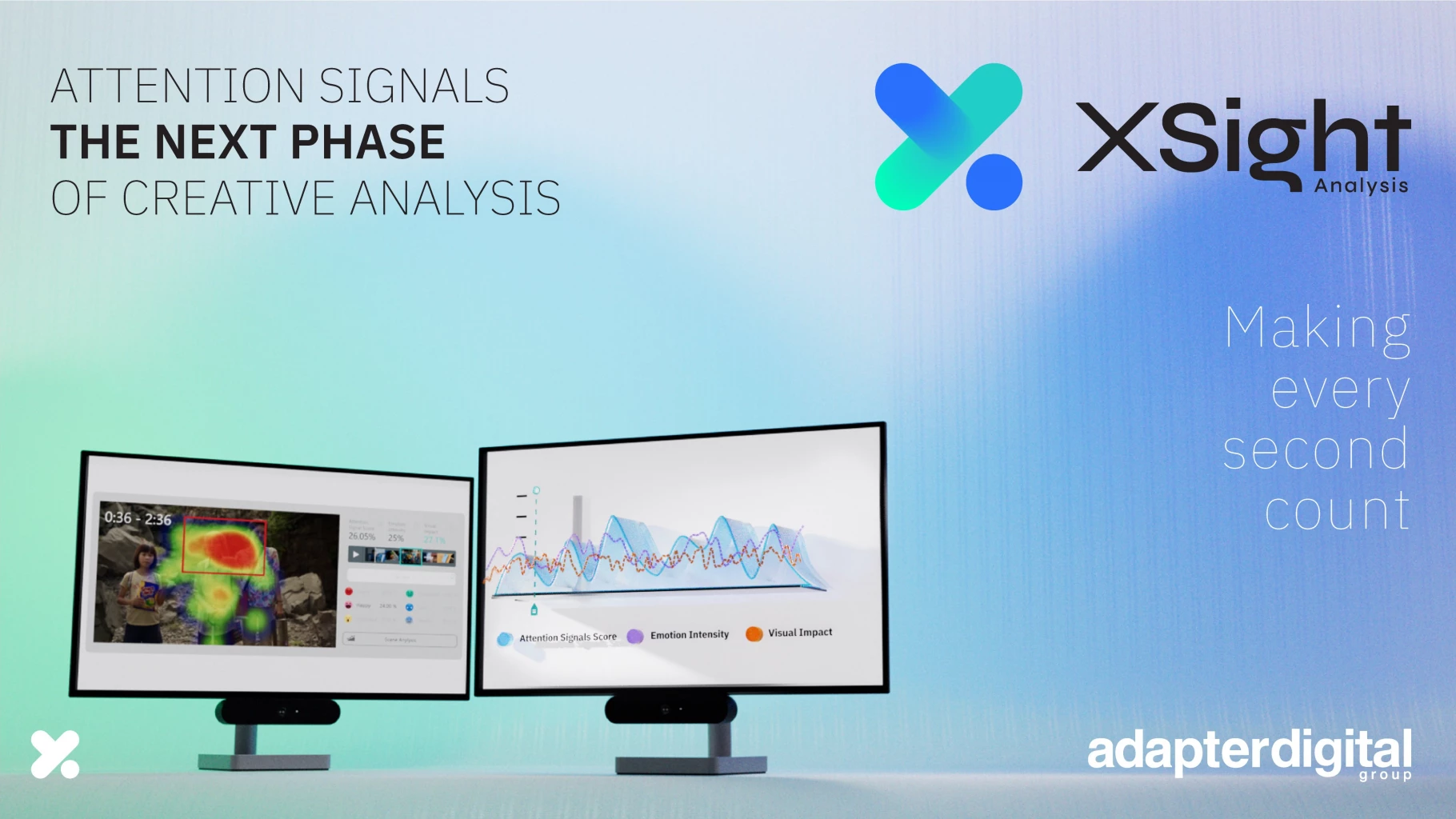adapter digital โชว์เทคโนโลยีสุดล้ำ "Xsight" วัดผลโฆษณาเชิงลึกง่ายๆด้วย AI