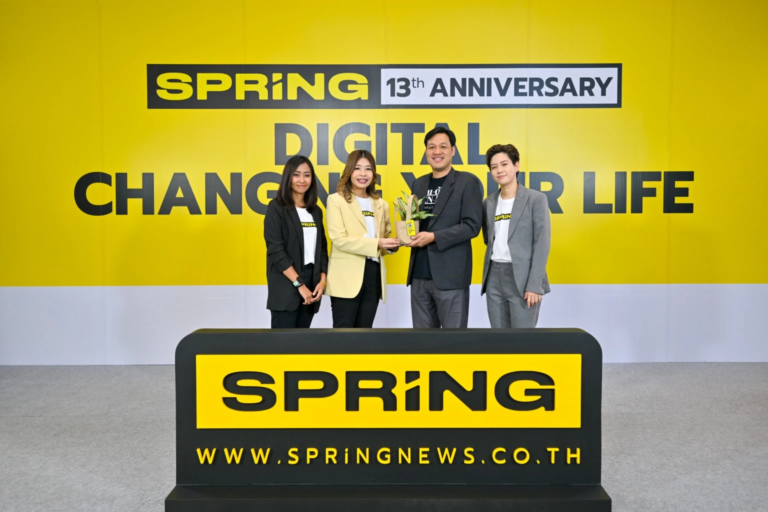 สปริงนิวส์ ฉลองครบรอบ 13 ปี มุ่งสู่สื่อออนไลน์ “Digital changing your life”