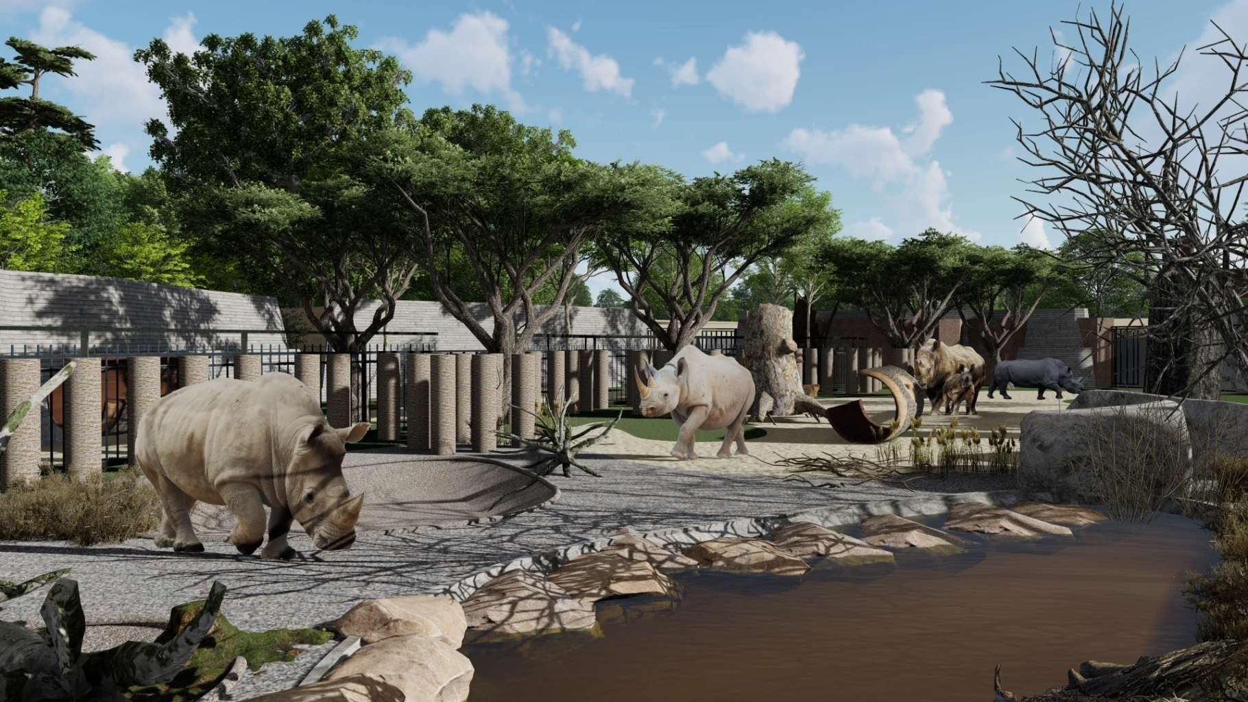 ภาพจำลอง “สวนสัตว์เฟส 1” SMART ZOO บนที่ดินพระราชทานคลองหก ทันสมัยระดับโลก