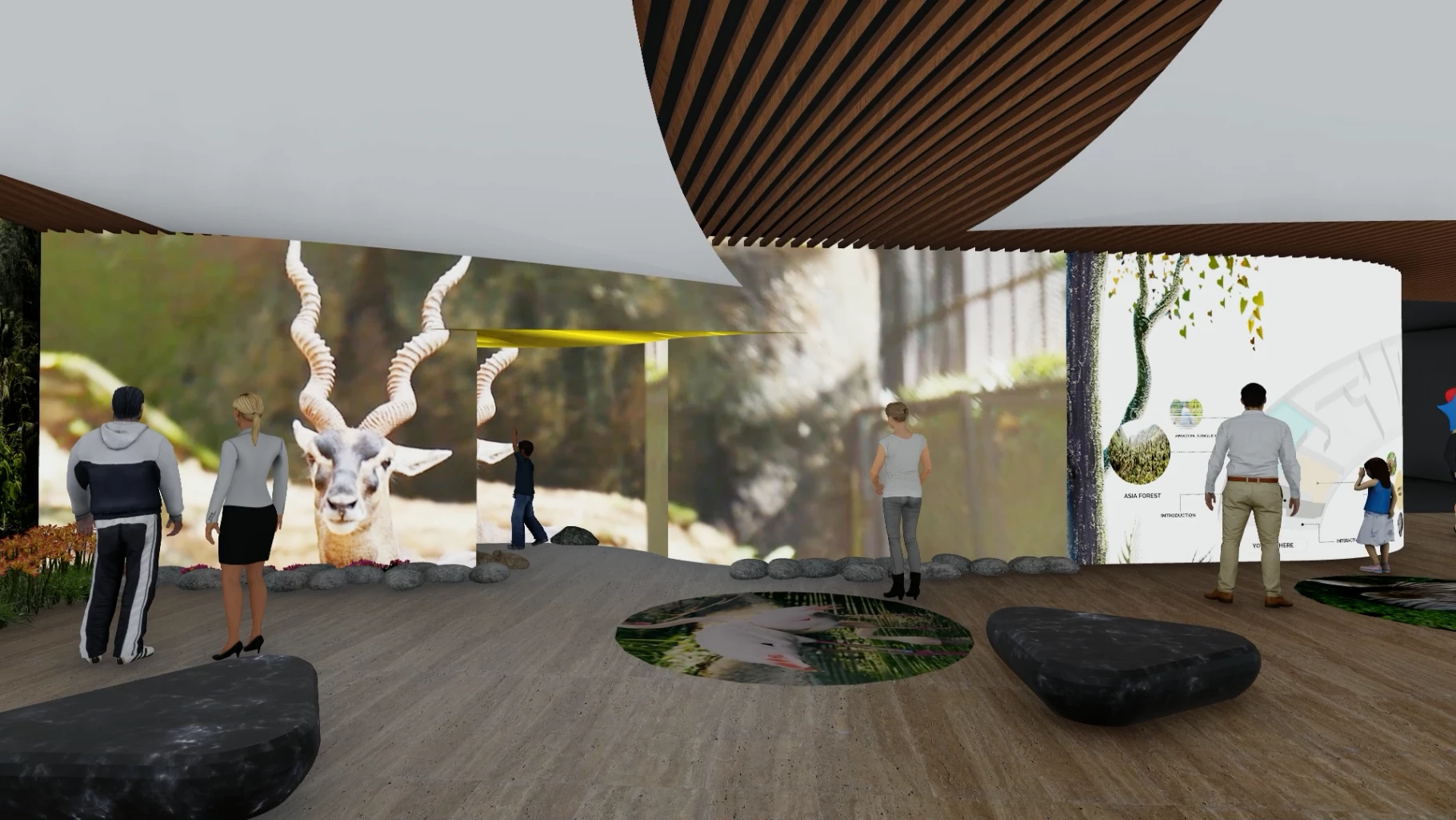 ภาพจำลอง “สวนสัตว์เฟส 1” SMART ZOO บนที่ดินพระราชทานคลองหก ทันสมัยระดับโลก