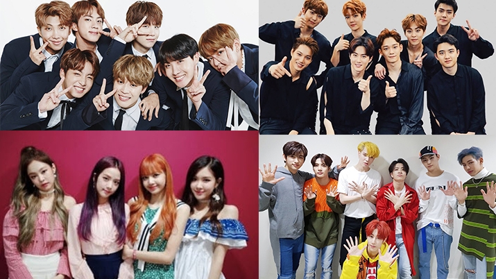 BTS, EXO, GOT7, BLACKPINK มาแรงขึ้นแท่น 10 แชนแนล "V Live"