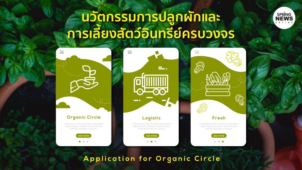 Organic Circle นวัตกรรมการปลูกผักและเลี้ยงสัตว์อินทรีย์ครบวงจร