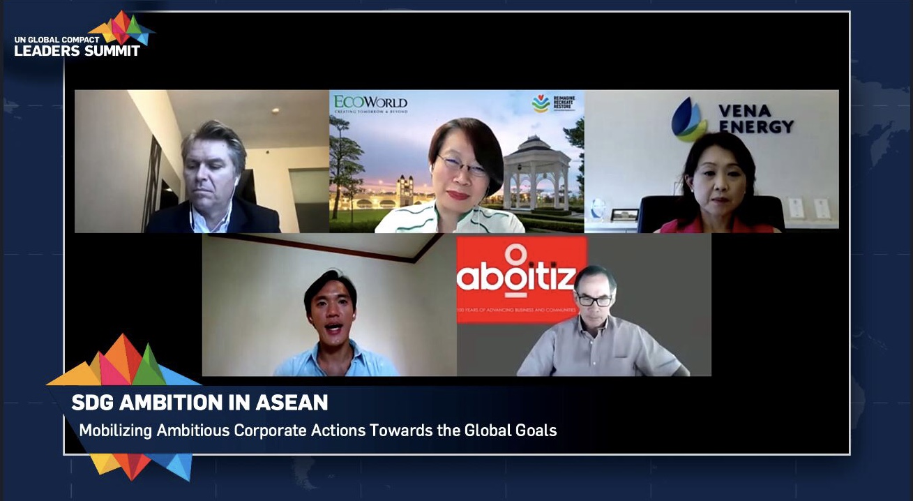 UN Global Compact Virtual Leaders Summit 2021 ธุรกิจไทยลดปล่อยก๊าซเรือนกระจก