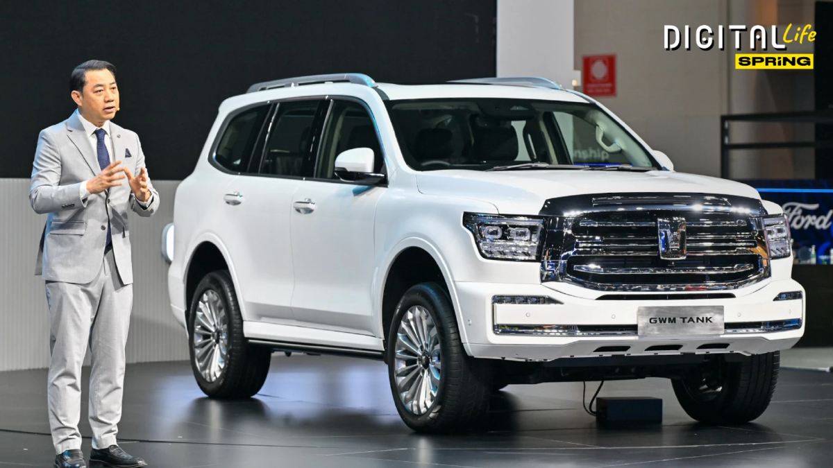 รีวิว GWM Tank 500 Hybrid SUV เปิดตัวสเปค ราคา โปรโมชั่น ในงานมอเตอร์ ...