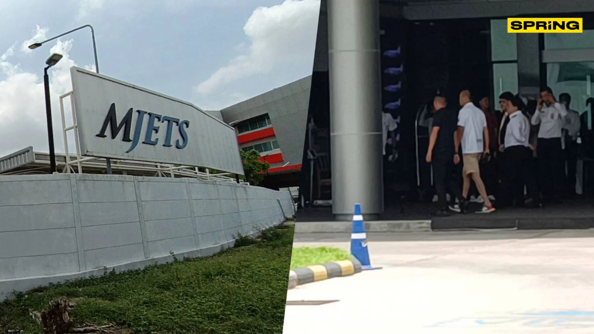 "เนวิน" รุดตรวจความเรียบร้อยอาคาร MJETS สถานที่รับ "ทักษิณกลับไทย"