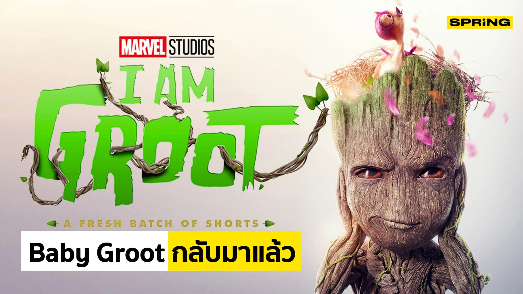 “I AM GROOT” ข้าคือกรู้ท ซีซัน 2 มนุษย์ต้นไม้น้อย ออกสำรวจจักรวาลอีกครั้ง