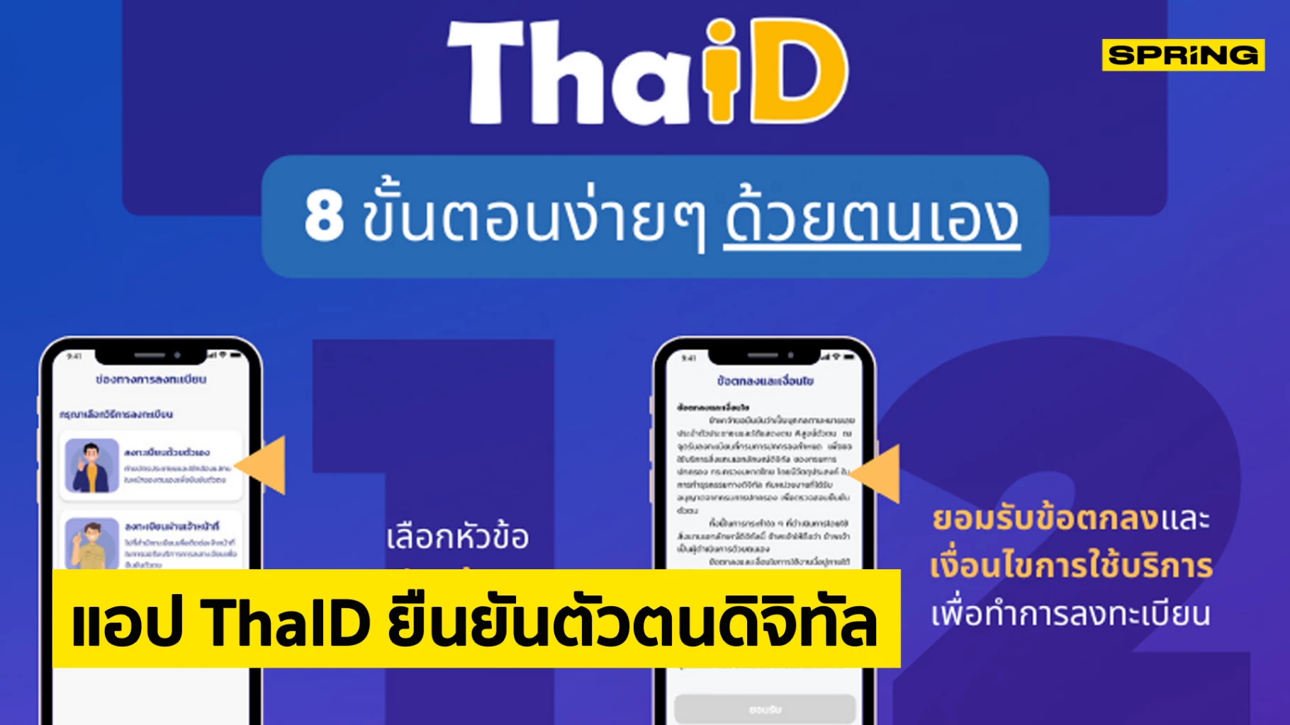 แอปพลิเคชั่น ThaID ดาวน์โหลด แอปไทยดี ใช้ยืนยันตัวตนมาตรการรัฐ