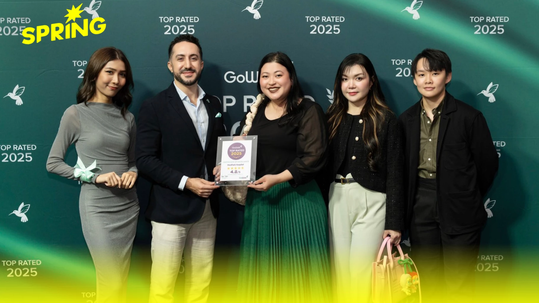 รพ.เมดพาร์ค คว้าเพิ่ม 2 รางวัลจาก GoWabi TOP RATED 2025