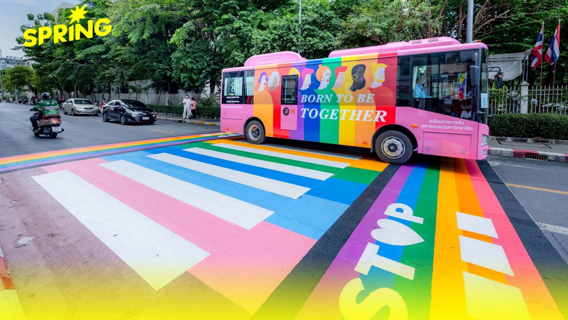 TOA สร้างสรรค์ ‘Pride Crosswalk ทางม้าลายสีรุ้ง’ เฉลิมฉลอง Pride Month
